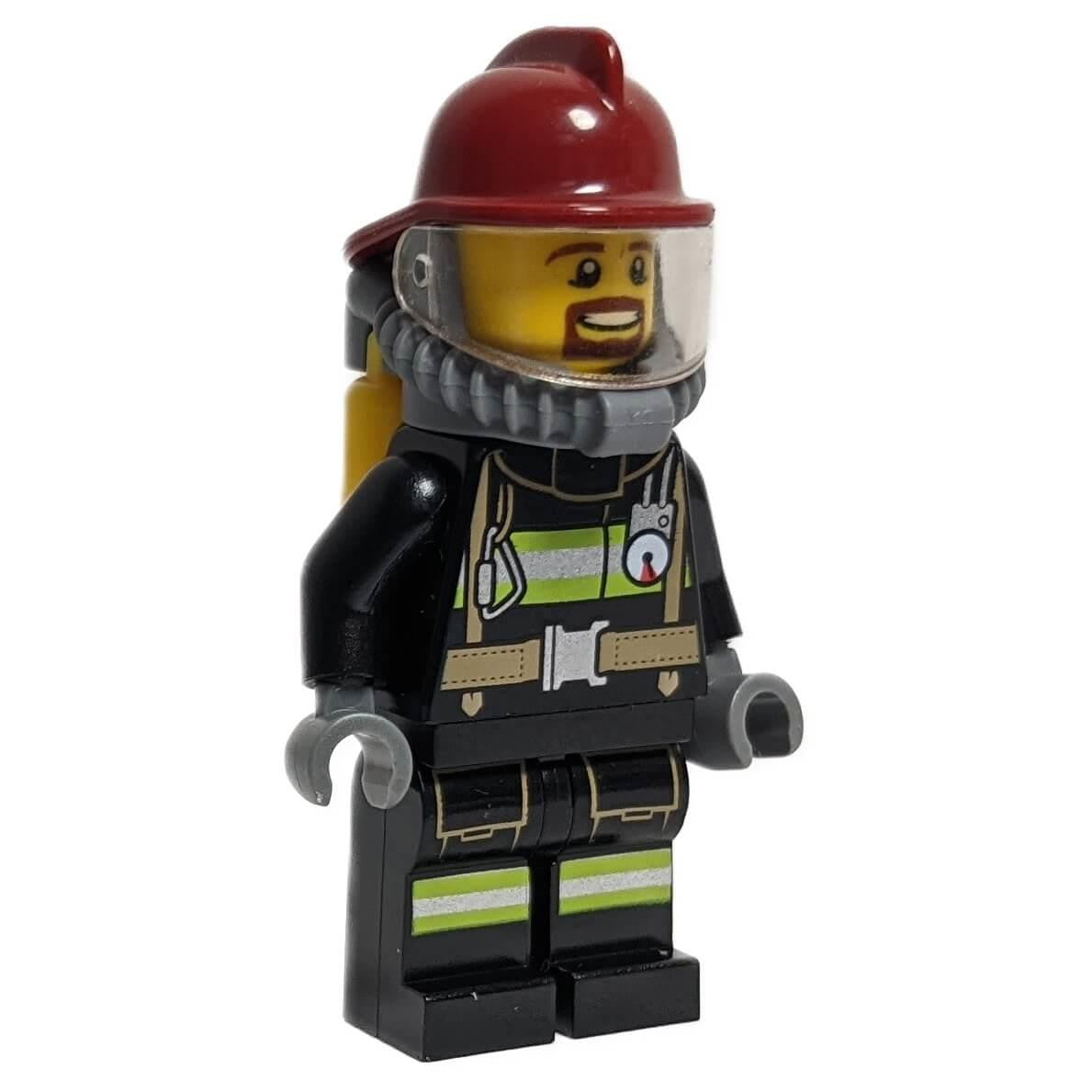 Get Fired Up with LEGO® Minifigure cty0601 - Firefighter with Breathing ...