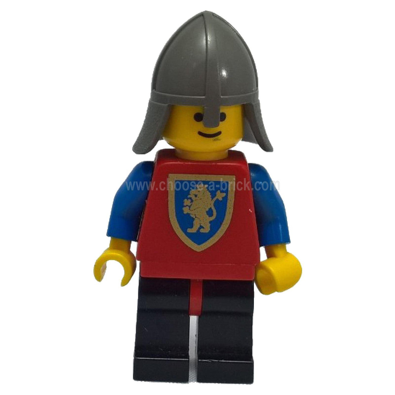 Knight (Crusader Lion) Minifigure - Black Legs - Set 6081 - King's ...