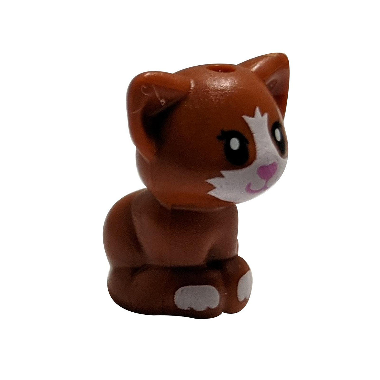 Add Cuteness with LEGO® 69902pb01 - Dark Orange Kitten with White Paws ...