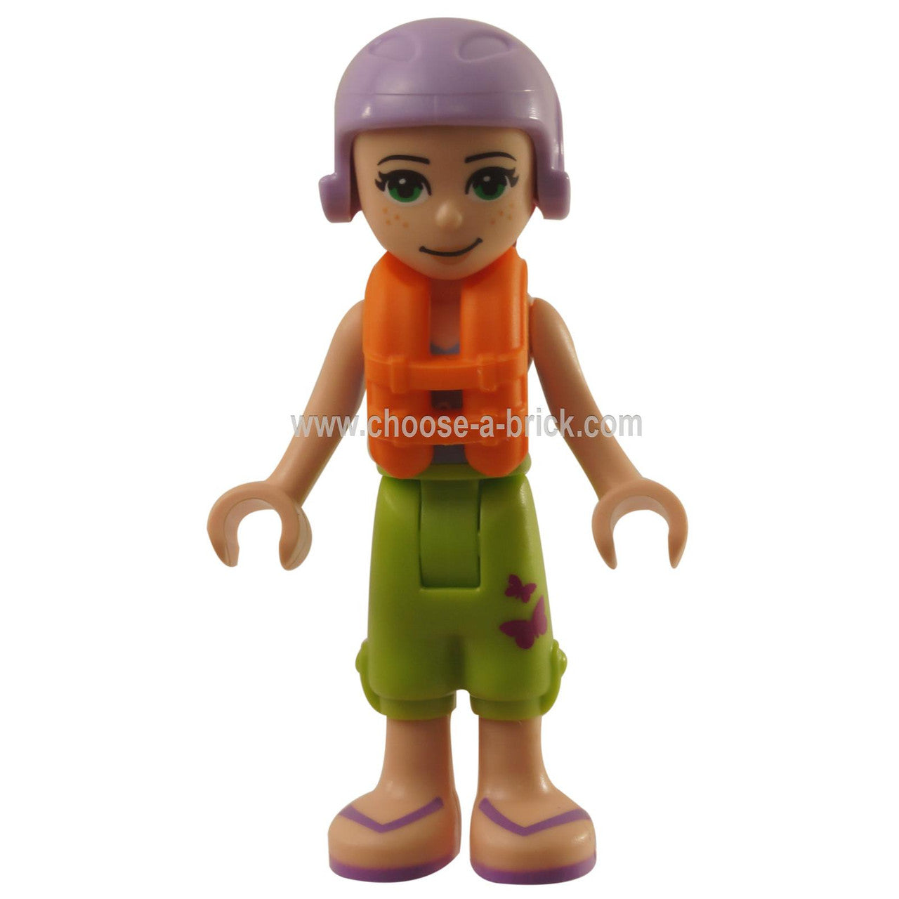 Mia in Medium Azure Top and Lime Trousers LEGO Minifigure | Friends ...