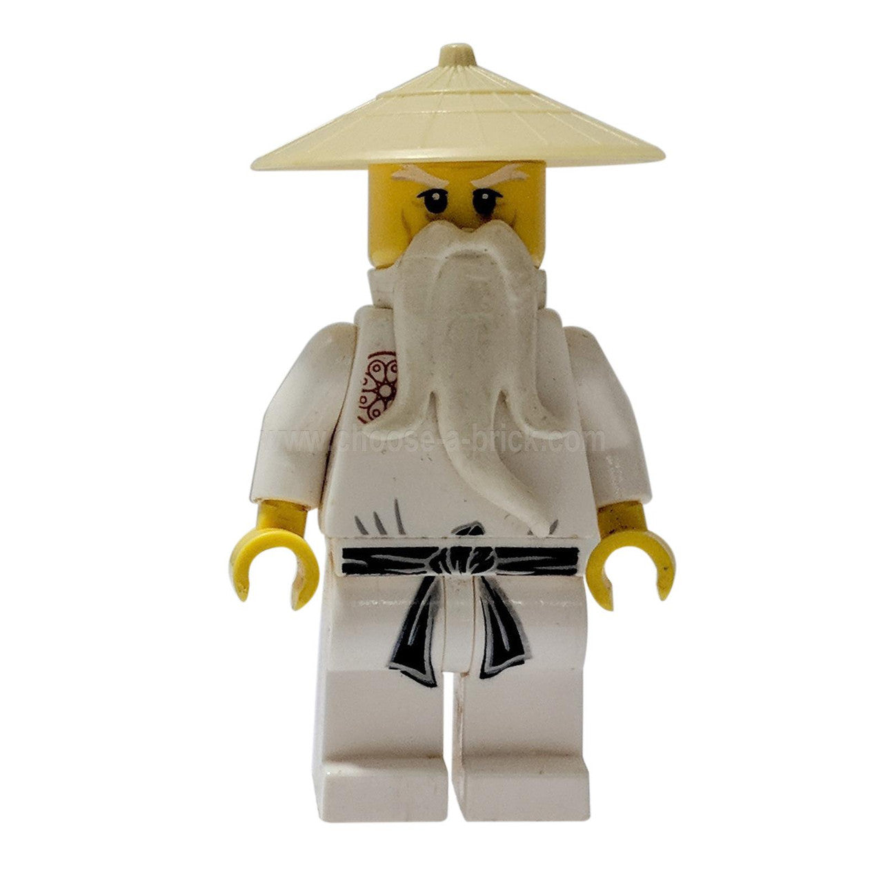 LEGO® Master Wu Minifigure | White Robes | Ninjago – www.choose-a-brick.com