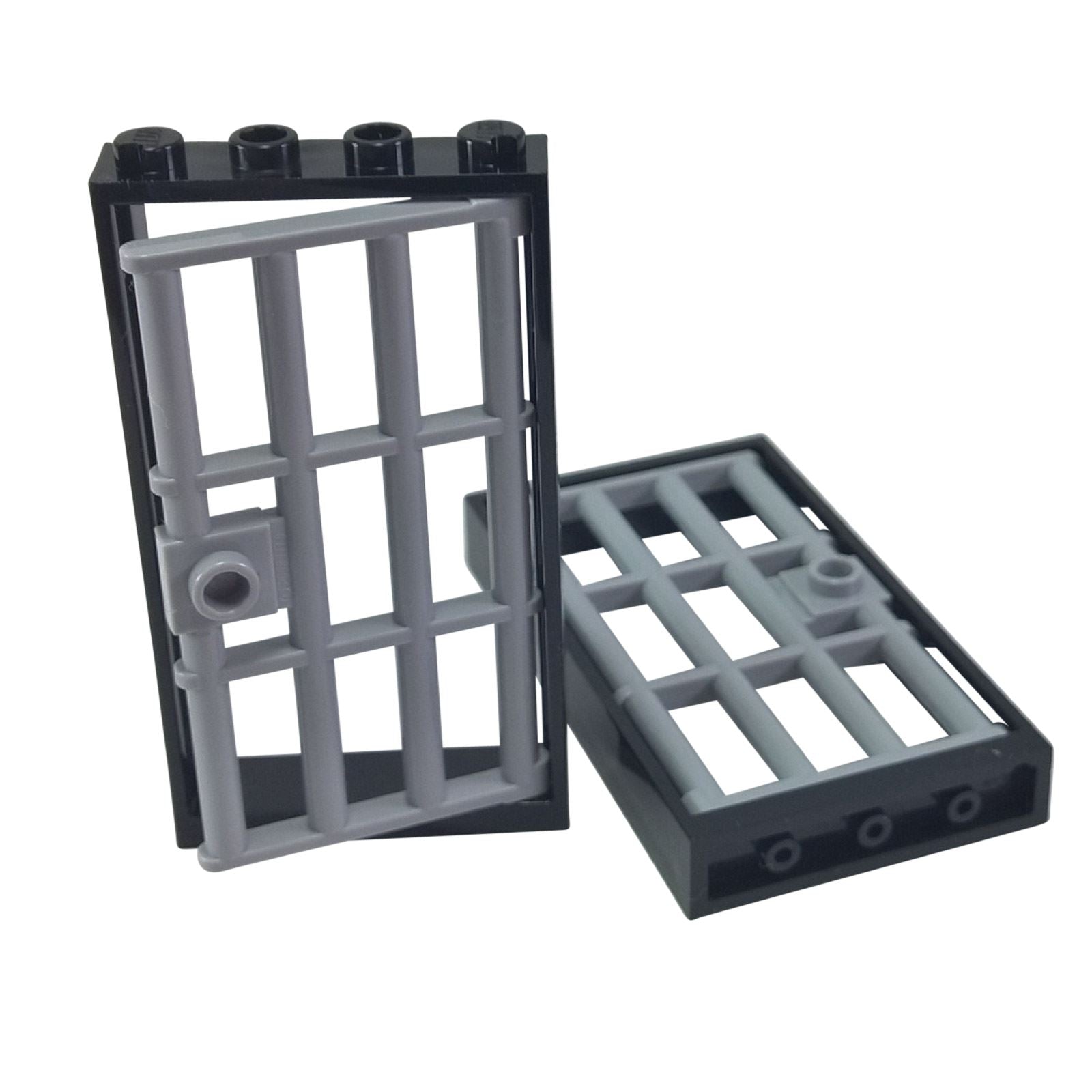 LEGO® Prison Doors 1x4x6 Type 2 Black Frame x2 New – www.choose-a-brick.com