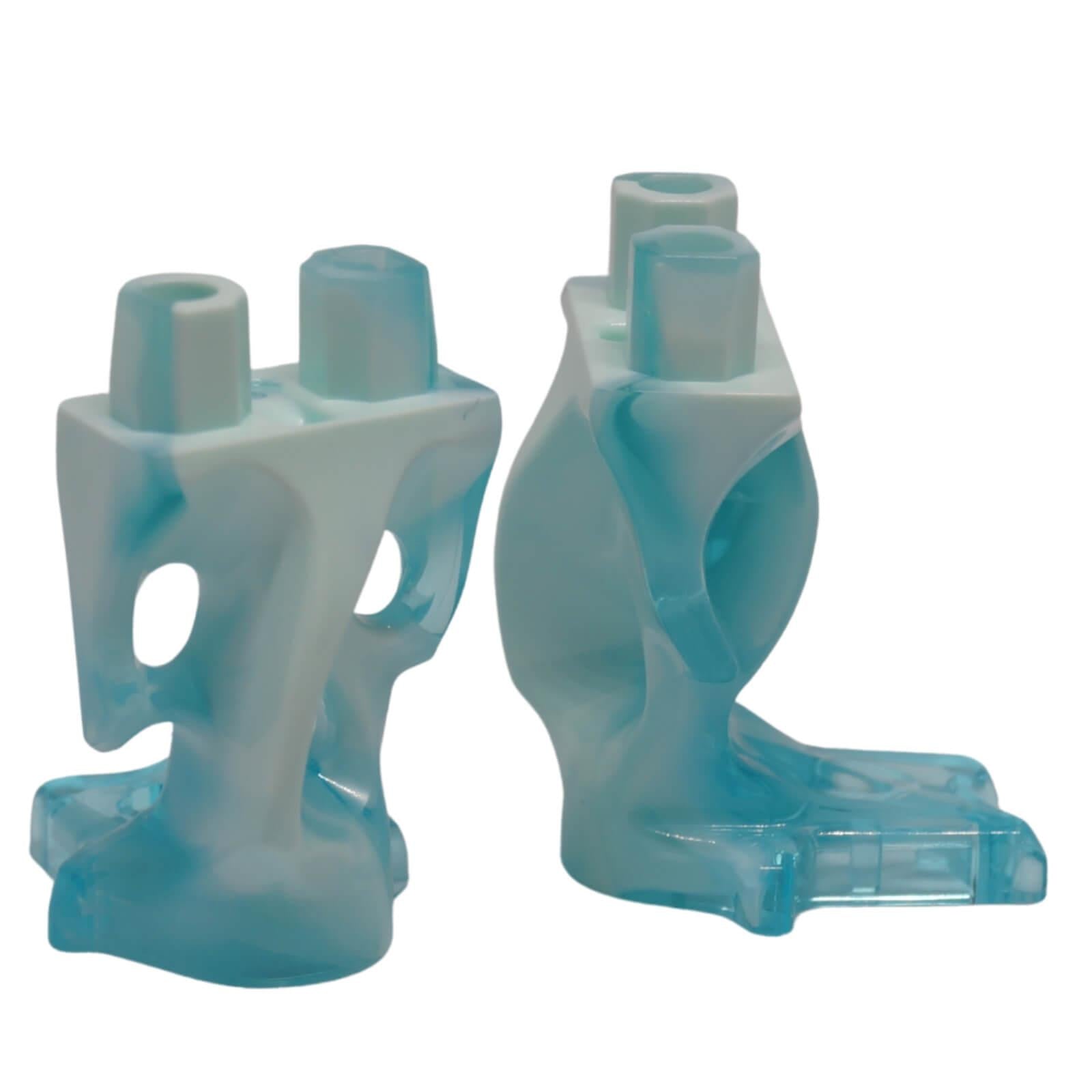 Ghost Lower Body Marbled Light Aqua | LEGO Part 19859pb12 – www.choose ...