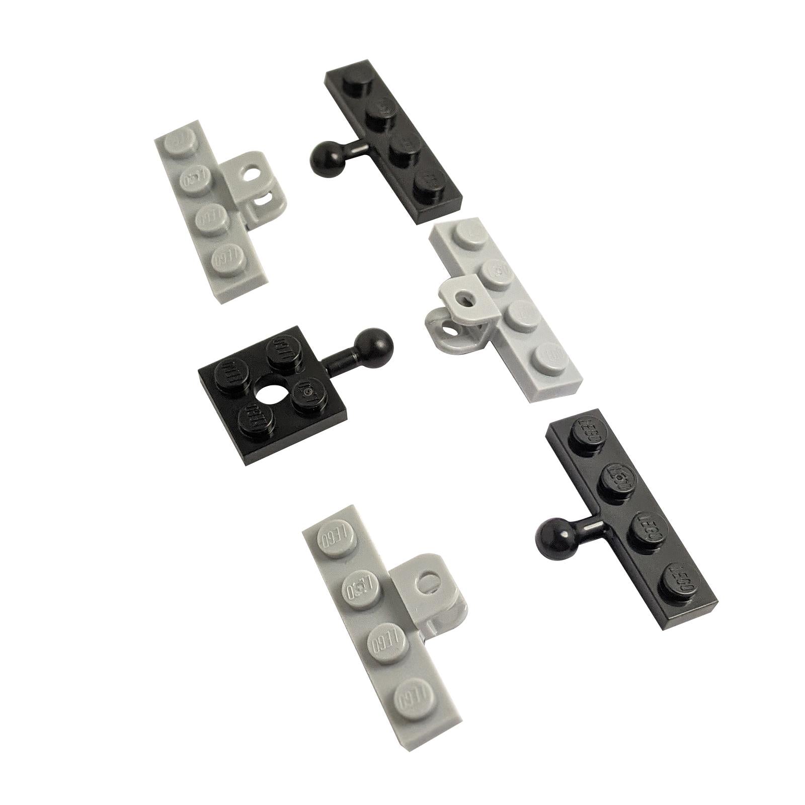 LEGO Ball Joint Socket Plates 1x4 Trailer Hitch x3 – www.choose-a-brick.com