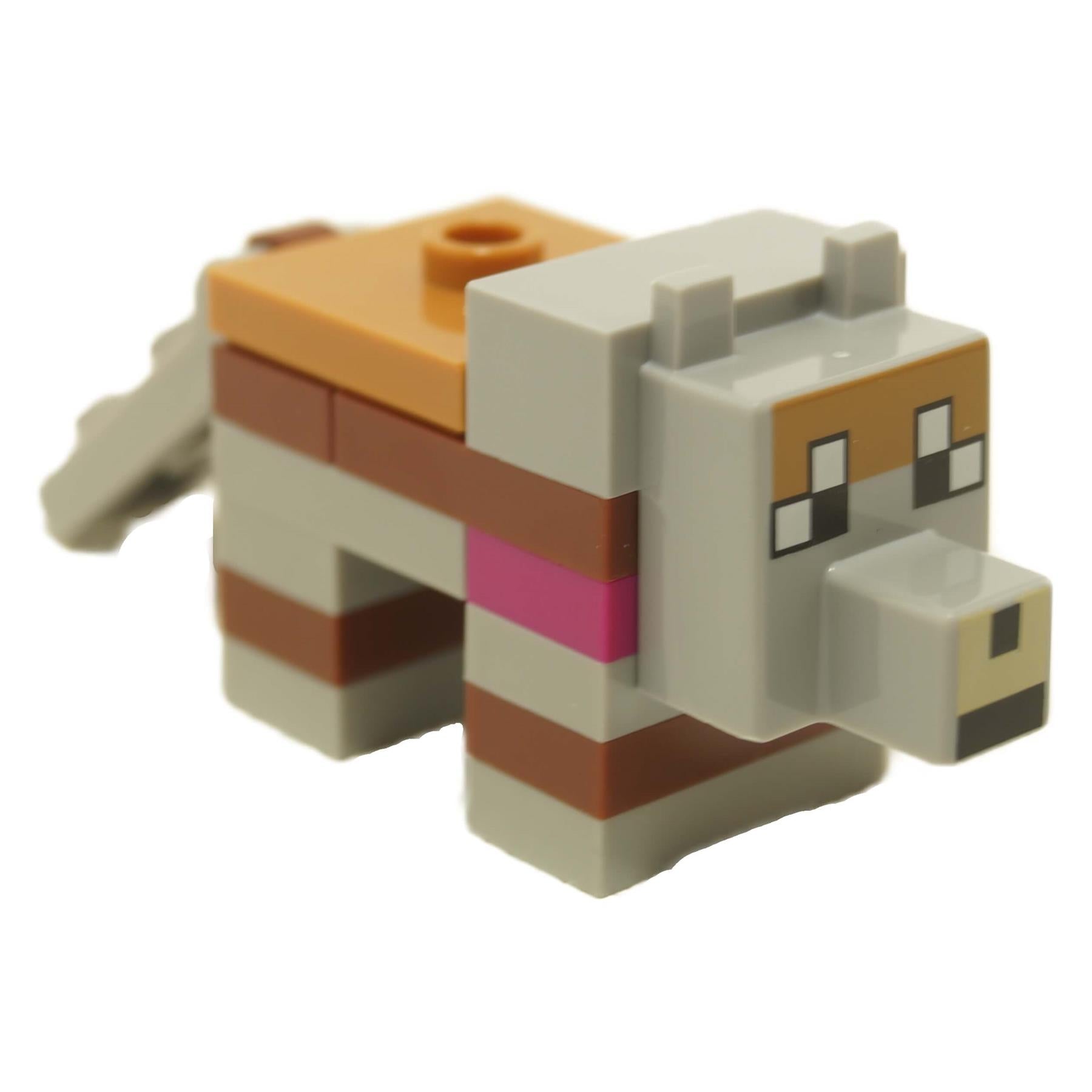 LEGO® Minecraft Armored Tamed Wolf Animal Figure minewolf09 – www ...